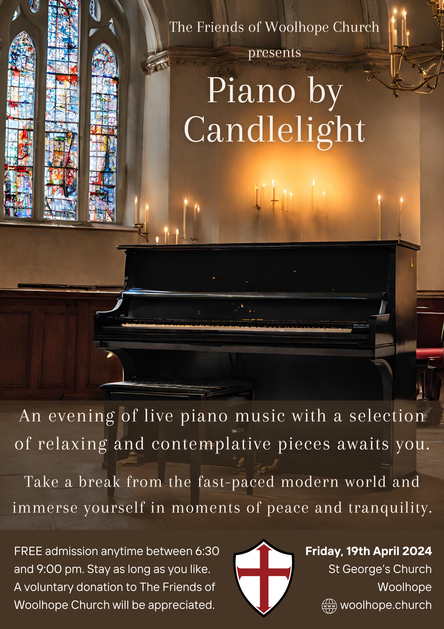 Piano by Candlelight: An Evening of Live Music – St George's Church ...